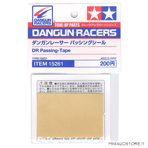 Tamiya 15261 - Passing-Tape per Mini 4WD Dangun Racers - Accessori
