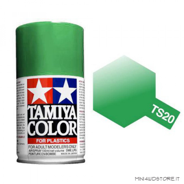 Tamiya TS20 - 85020 - Vernice Spray Tamiya TS-20 Metallic Green