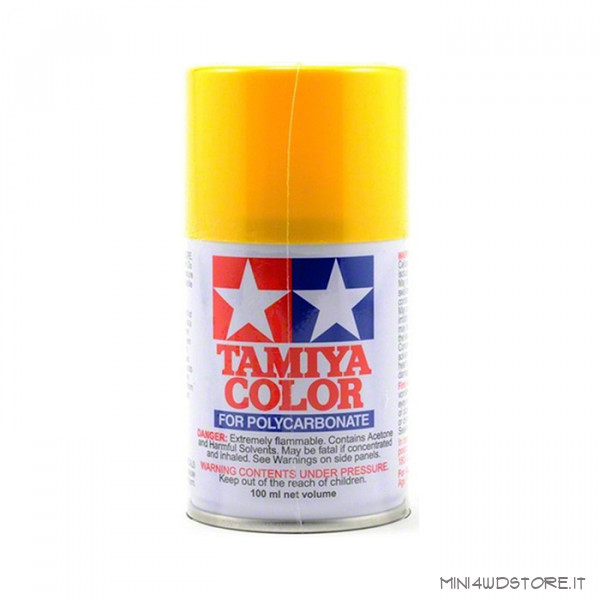 Tamiya PS06 - 86006 - Vernice Spray Tamiya PS-6 Yellow per Policarbonato